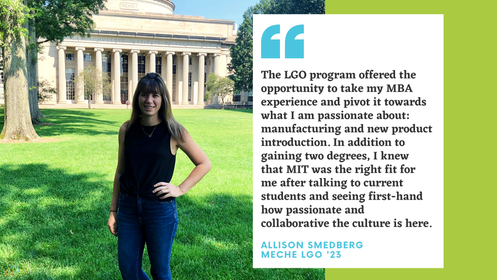 Meet the LGO ’23s: Allison Smedberg | MIT LGO - Leaders for Global ...