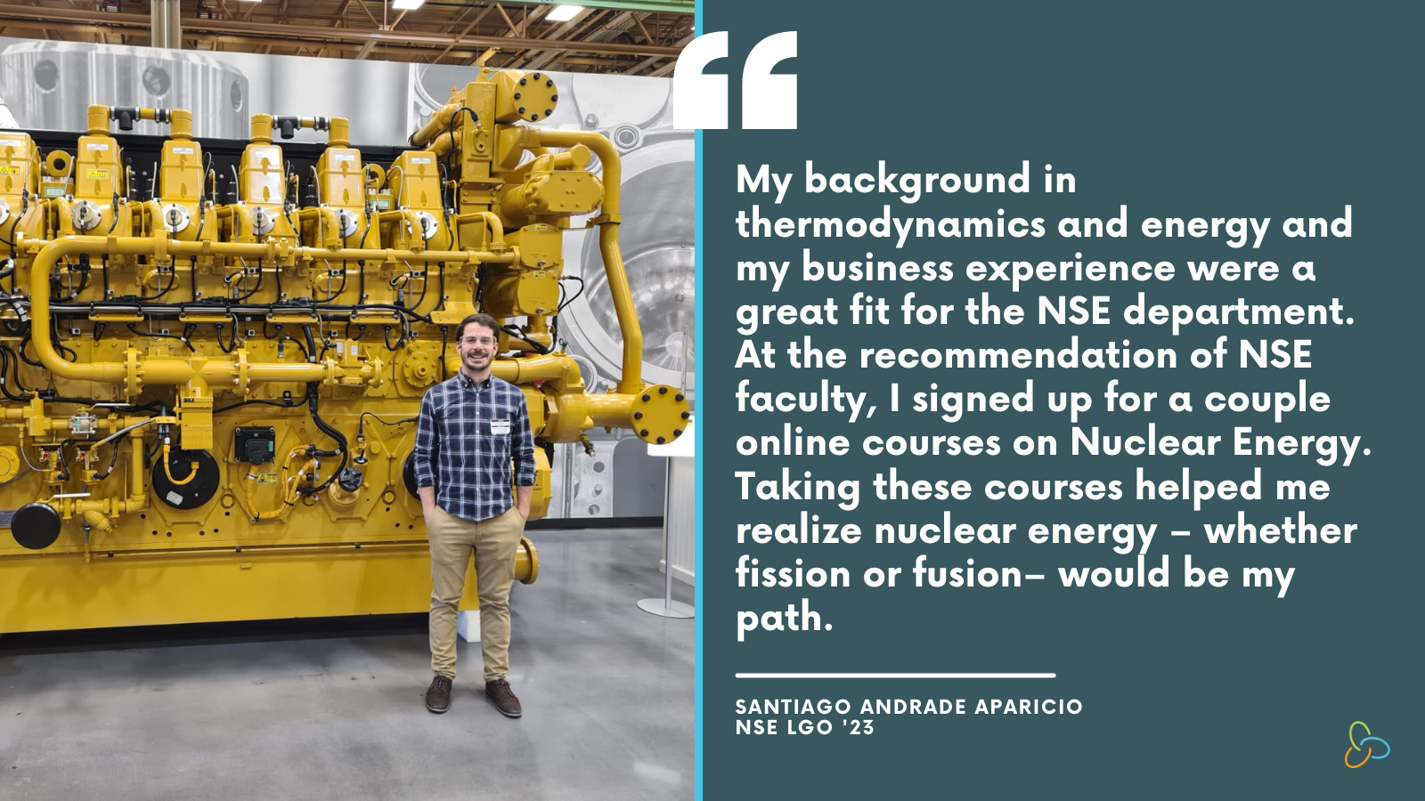 Student Spotlight: Santiago Andrade Aparicio, NSE LGO '23 | MIT LGO ...